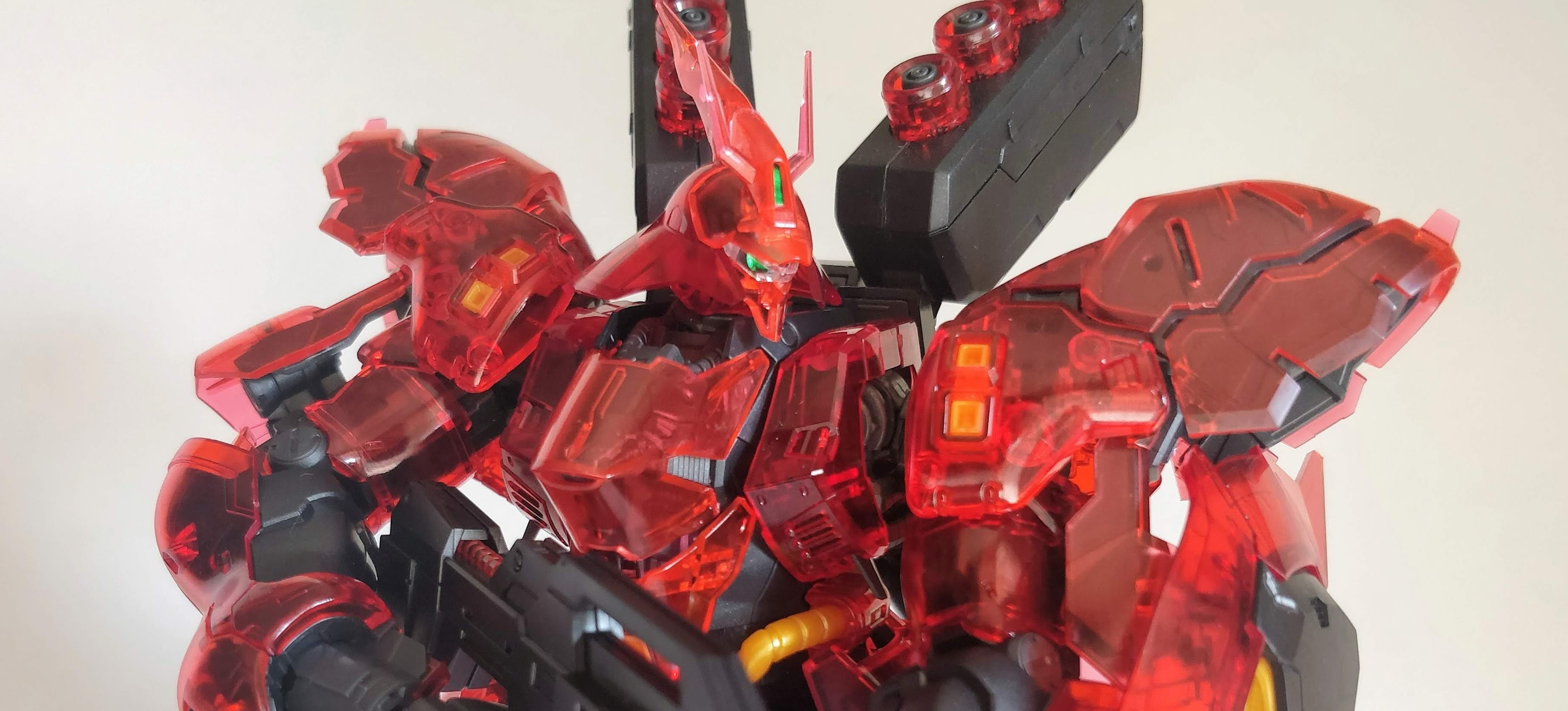 RG Sazabi (Clear Color), done